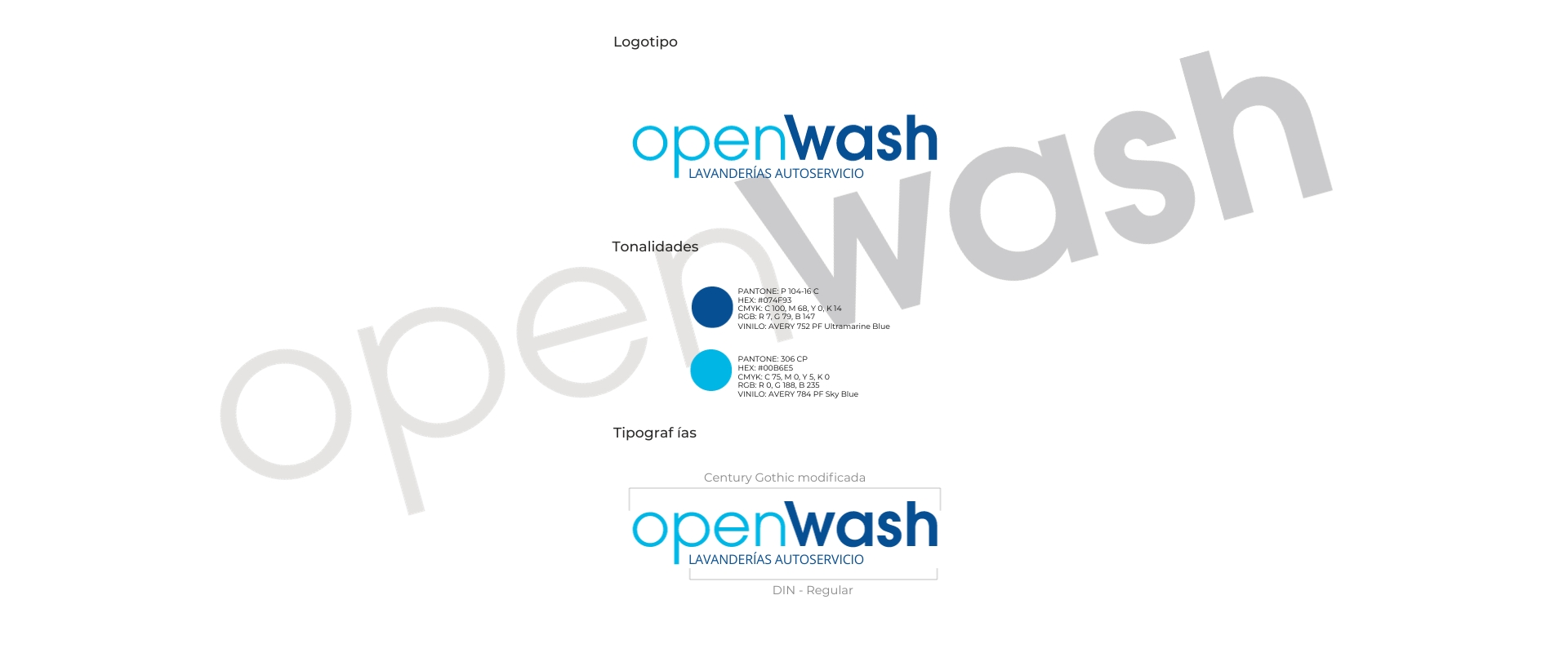 Imagen de la marca | Lavanderias Autoservicio Open Wash